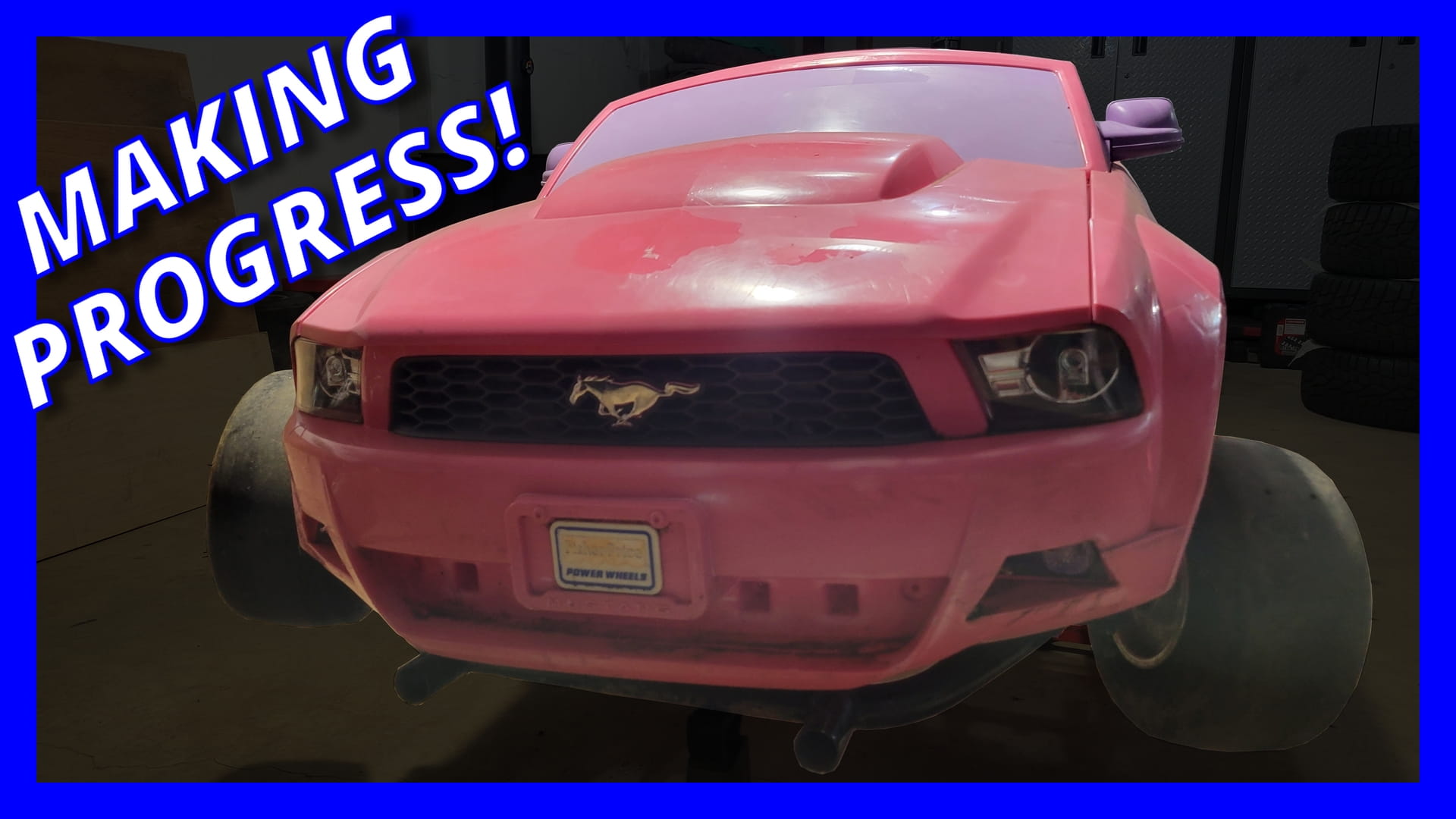 Stripping the Go Kart to The Frame! Power Wheels Mock-up! (Part 4 ...