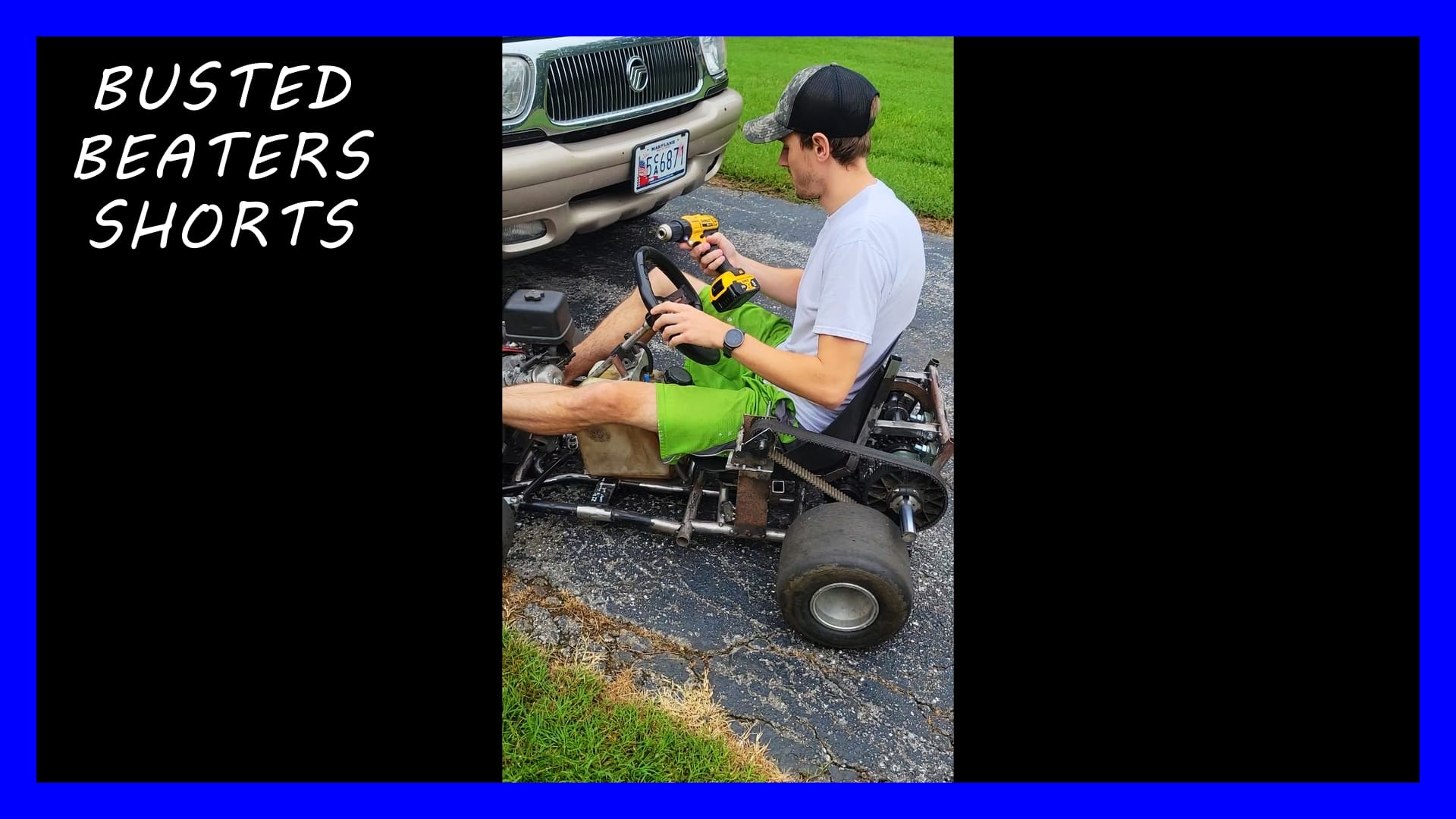 Drill Powered Power Wheels Go Kart V2 – BUSTED BEATERS