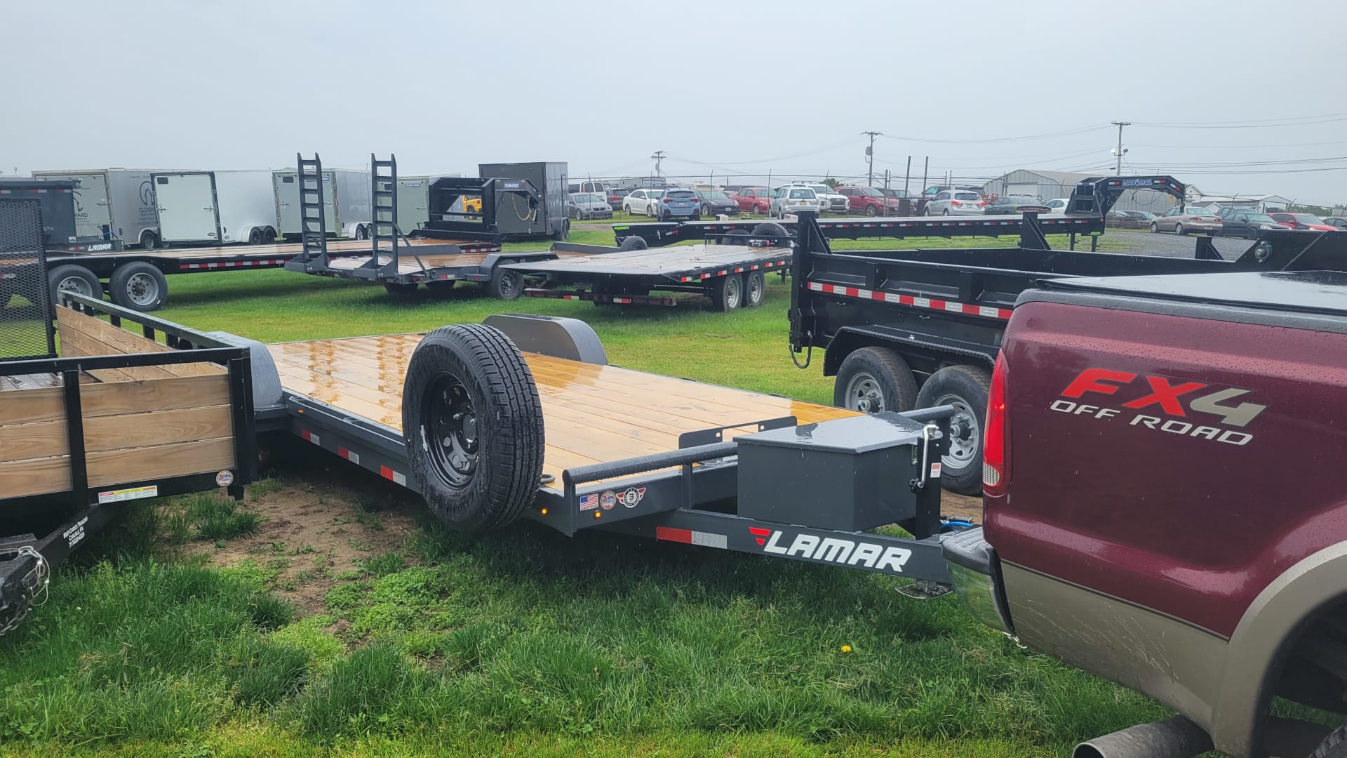 2023 Lamar 22′ Long Car Trailer – BUSTED BEATERS